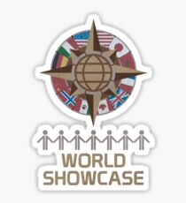 Epcot World Showcase Stickers | Redbubble