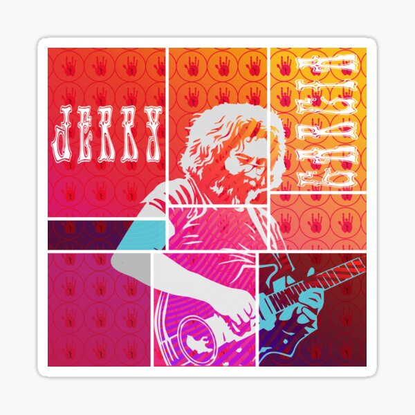 Jerry Garcia Stickers | Redbubble