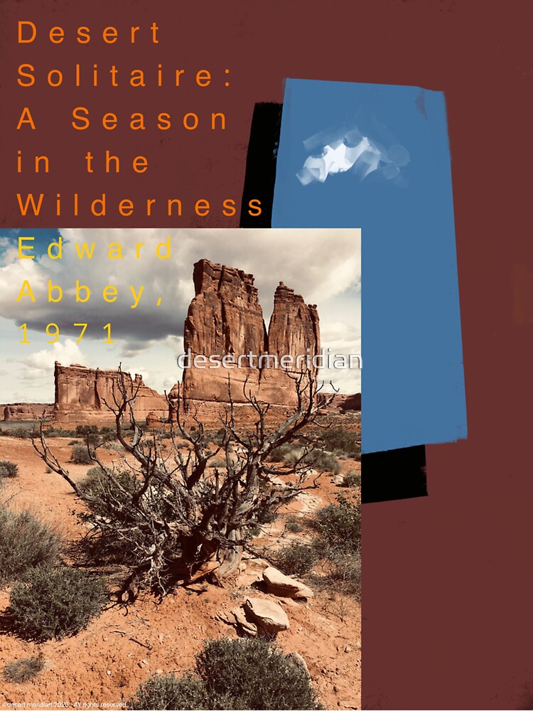 "Desert solitaire" Sticker for Sale by desertmeridian | Redbubble