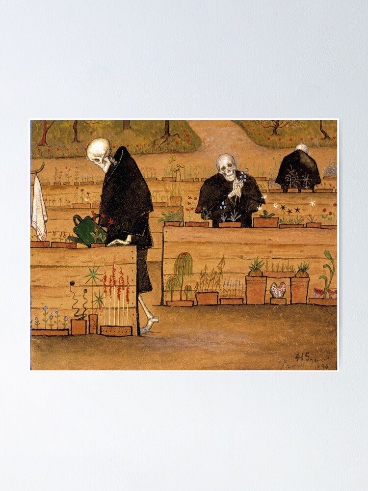 "Hugo Simberg - The Garden of Death " Poster by MementoMori66 | Redbubble