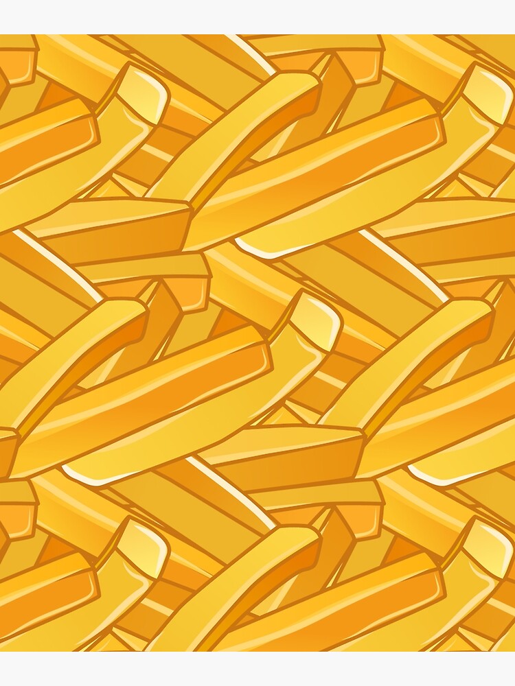 "French Fry Design" Poster for Sale by PatrickPOD | Redbubble