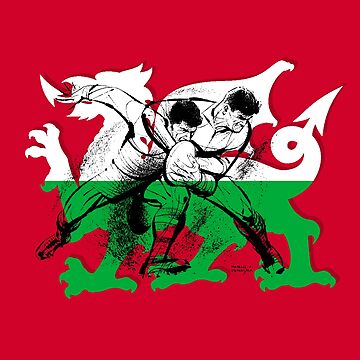 "Welsh Rugby Art by PPereyra" Essential T-Shirt by Pablo Pereyra ...
