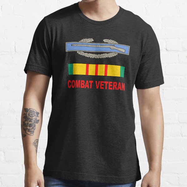 " Combat Infantryman Badge Vietnam Veteran" T-shirt for Sale by ...
