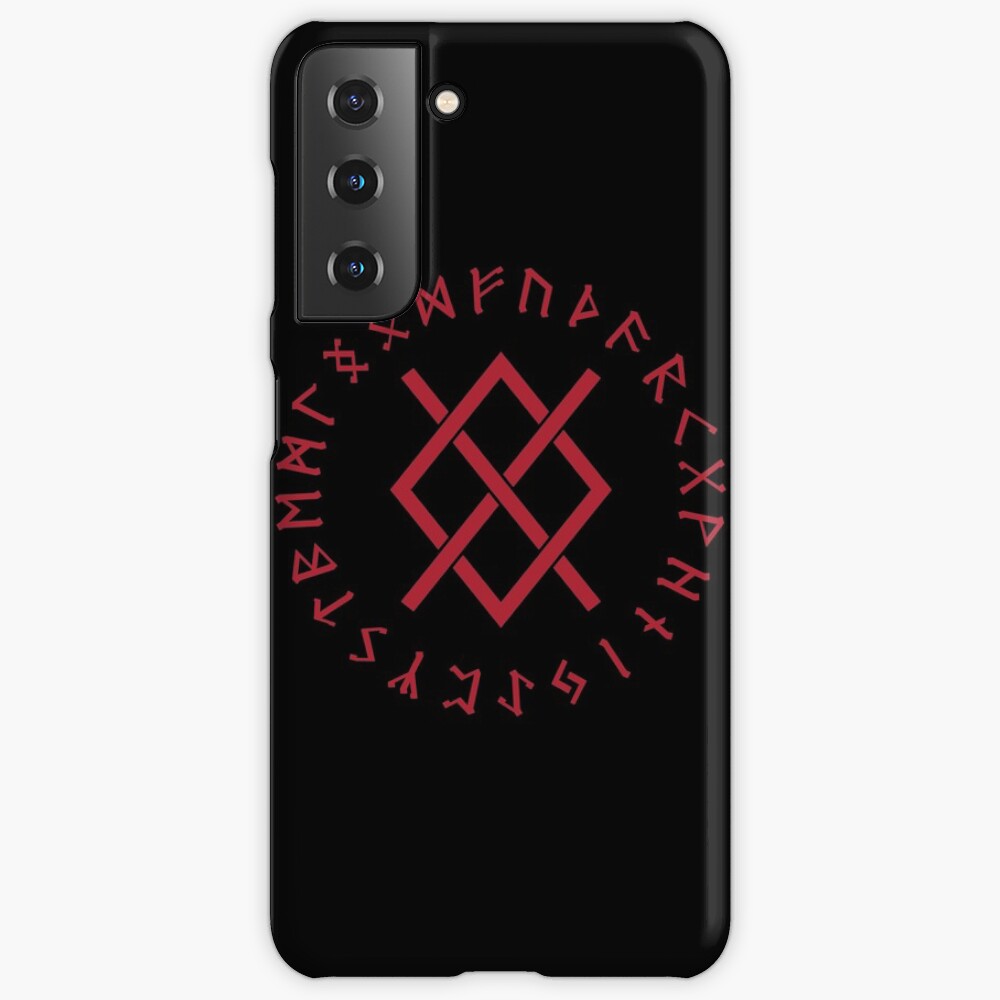 "Red Gungnir Norse Odin Viking Elder Futhark Runes " Samsung Galaxy ...