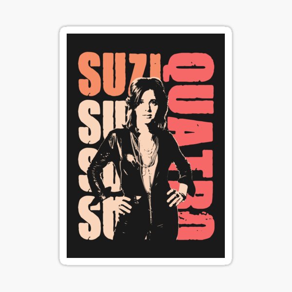 "Suzi Quatro" Sticker by eyepoo | Redbubble