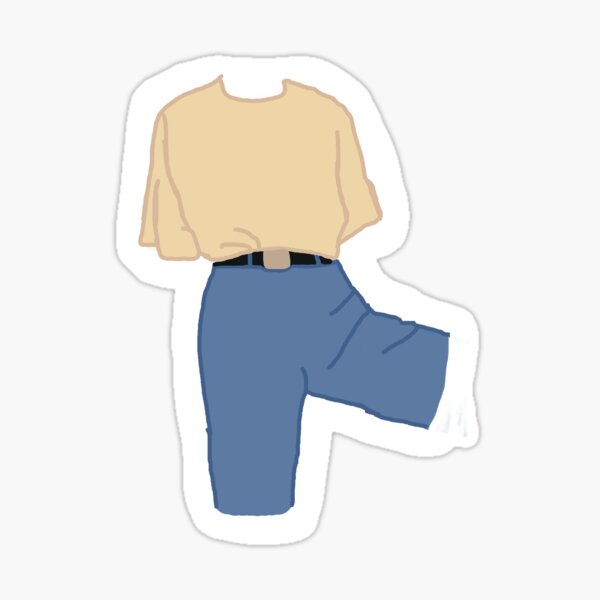 "Aesthetic Outfit" Sticker for Sale by bolivia88 | Redbubble