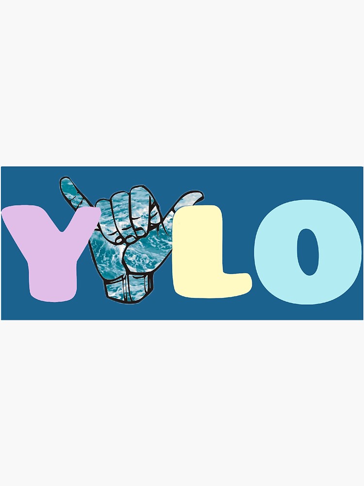 "Colorful Yolo Rectangle Sticker " Sticker for Sale by KayleeMarie14 ...