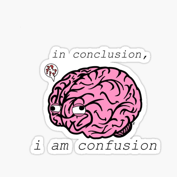 I am Confusion Matte Vinyl Sticker Decals & Skins Electronics ...