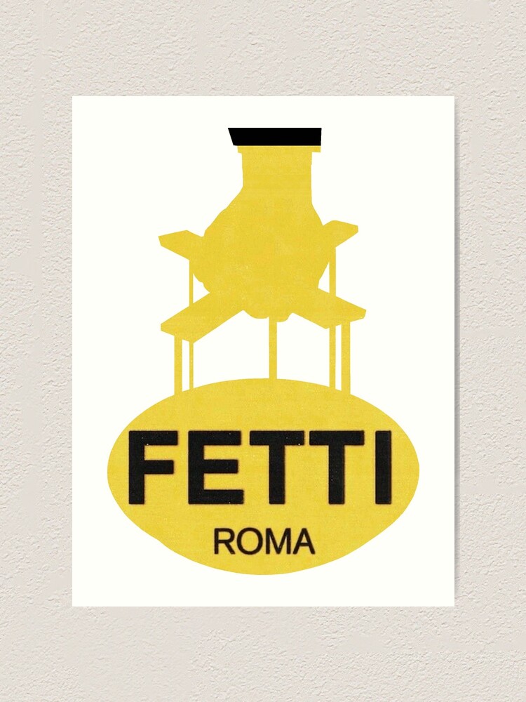 "FETTI - Alfredo Logo" Art Print by SilvaDesigns | Redbubble