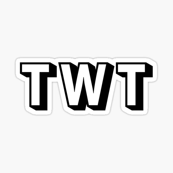 "TWT: Emoticon" Sticker for Sale by CallMeKail | Redbubble