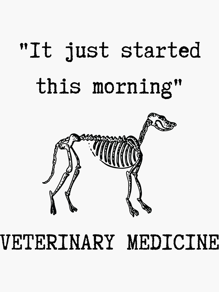 ""It Just Started This Morning" " Sticker for Sale by FLHeifer | Redbubble