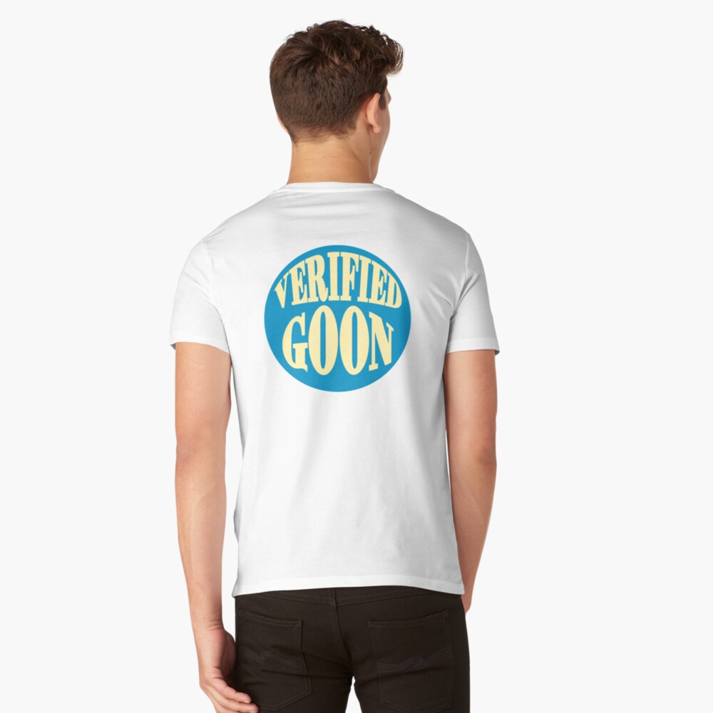 "Verified Goon" Sticker for Sale by CosmicCheshire | Redbubble