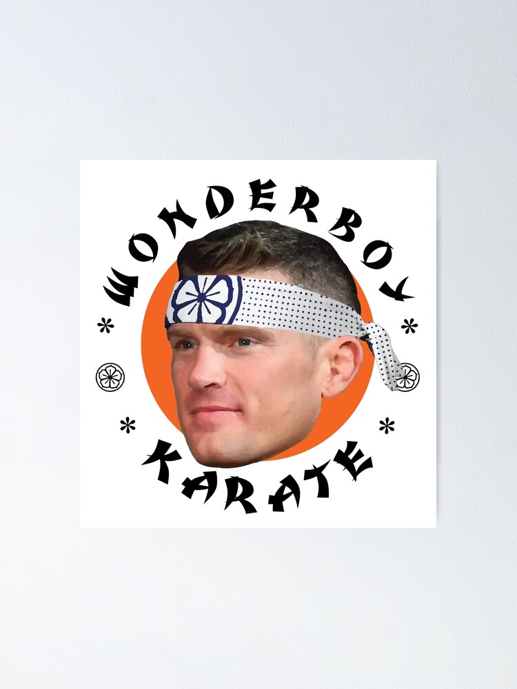 "Stephen Thompson Wonderboy Karate" Poster by SavageRootsMMA | Redbubble