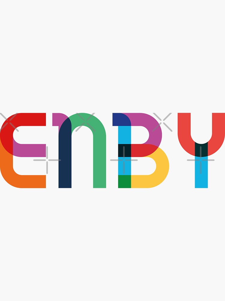 "ENBY NON BINARY LGBTIQ PRIDE " Sticker for Sale by revolutionlove ...