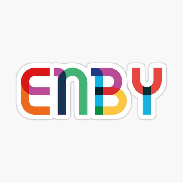 "ENBY NON BINARY LGBTIQ PRIDE " Sticker for Sale by revolutionlove ...