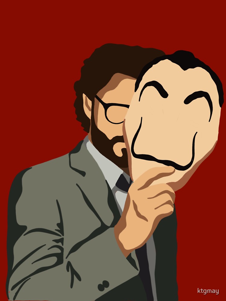 "Money Heist - El Profesor " Sticker for Sale by ktgmay | Redbubble