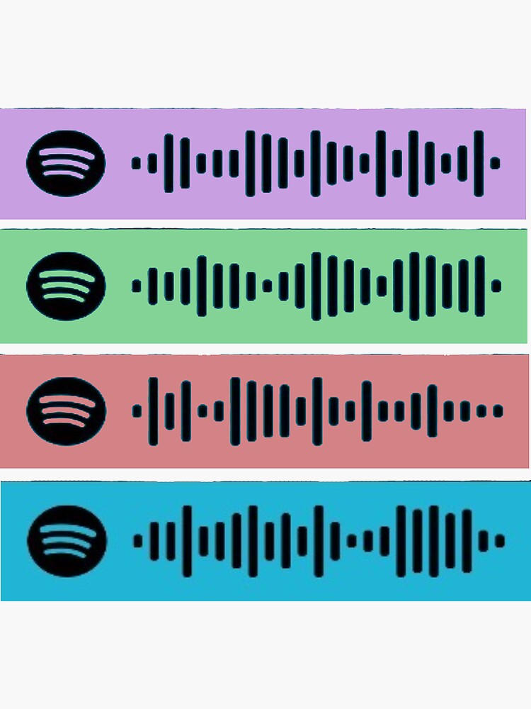 "fine line spotify codes" Sticker by ericawessels | Redbubble