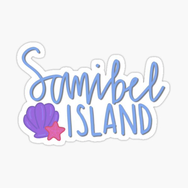 "Sanibel Island" Sticker for Sale by sweetlace | Redbubble