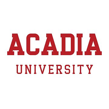 "Acadia University Classic" Sticker for Sale by 5oclock | Redbubble