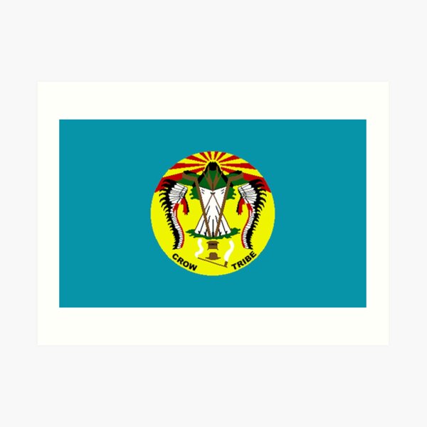 "Crow Tribe Flag" Art Print by FunWithFlags | Redbubble