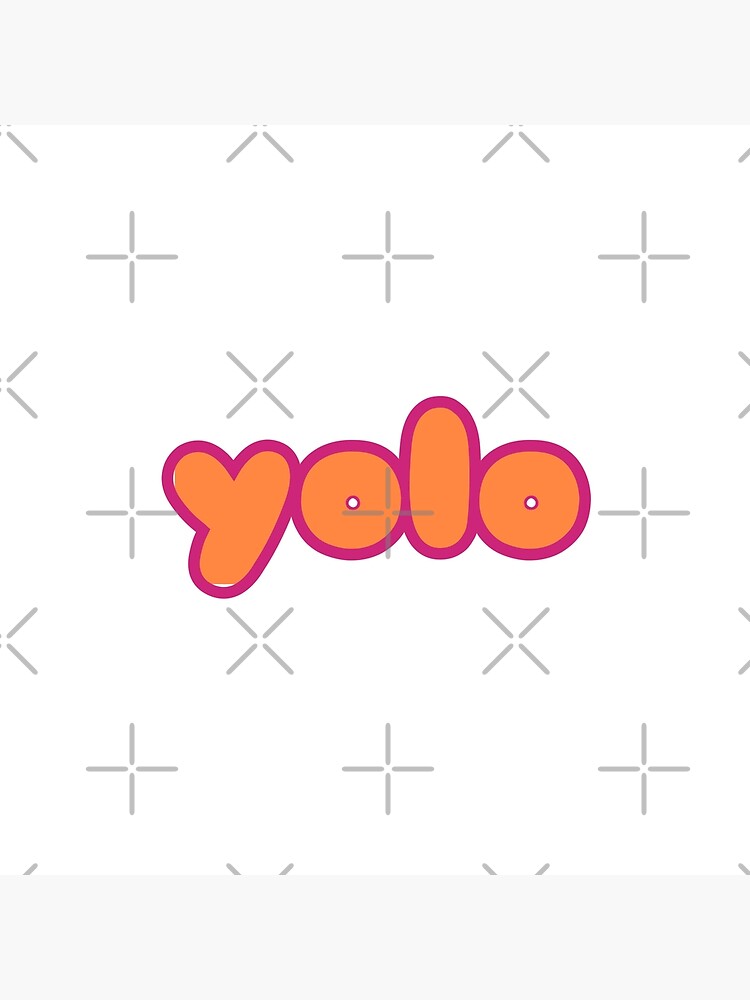 "yolo sticker" Poster for Sale by brissadesigns | Redbubble
