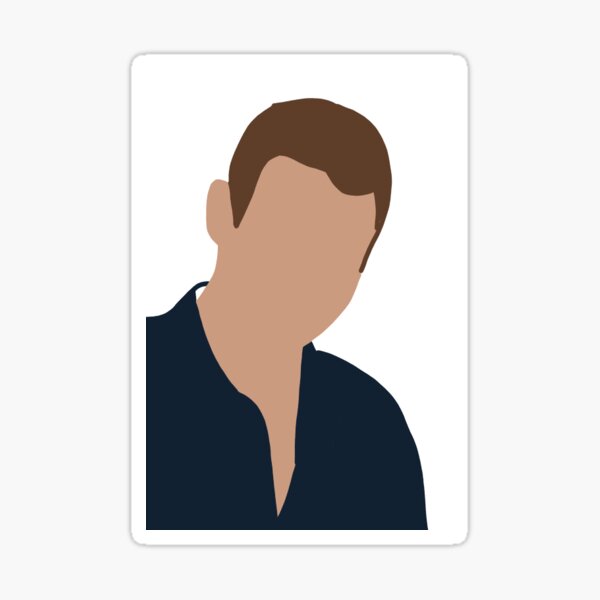 "theo james" Sticker by jooana | Redbubble