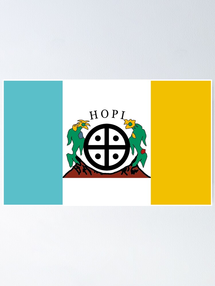 "Hopi Tribe Flag" Poster by FunWithFlags | Redbubble