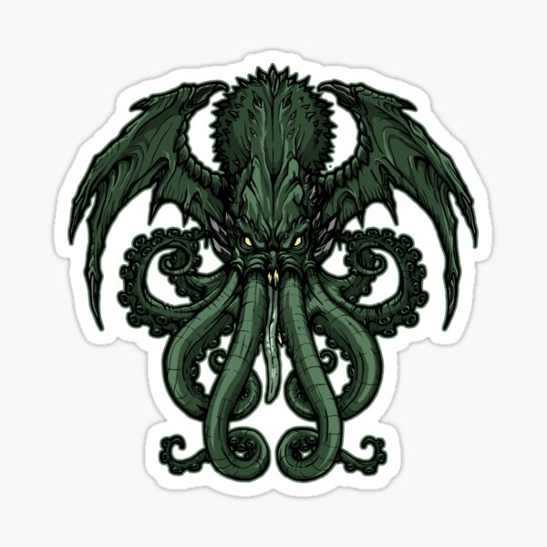 "Cthulhu" Sticker for Sale by virginia-varg | Redbubble