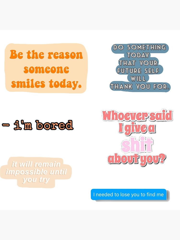 "vsco quote pack" Poster for Sale by melaniezaruma | Redbubble