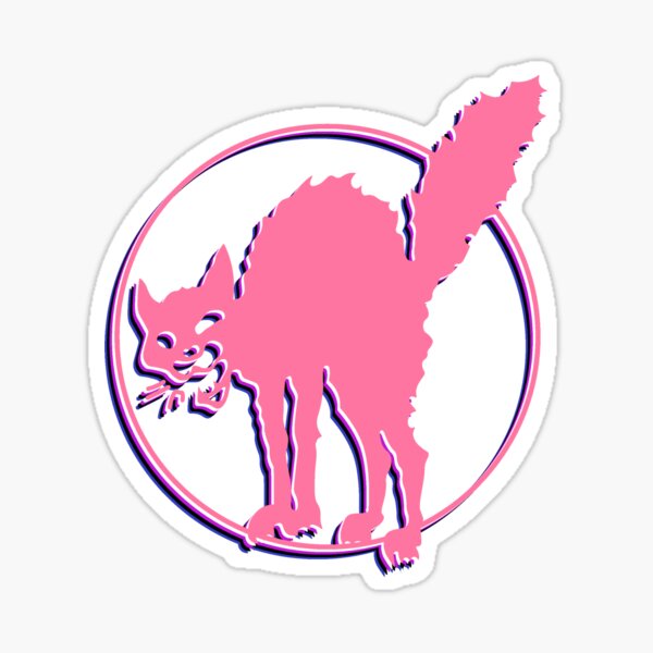 "Genderfluid Pride Anarcho-syndicalist Cat Symbol" Sticker for Sale by ...