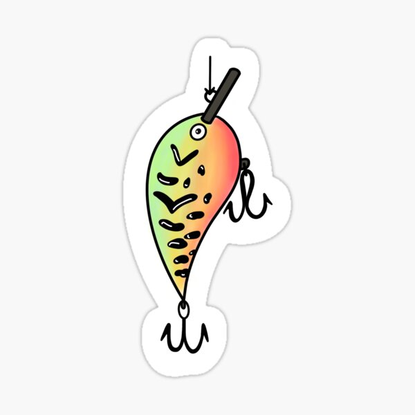 Fishing Lure Stickers | Redbubble