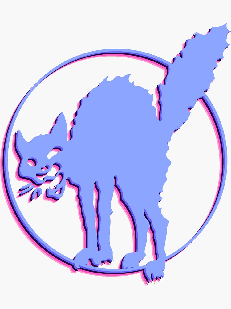 "Omnisexual Pride Anarcho-syndicalist Cat Symbol" Sticker for Sale by ...