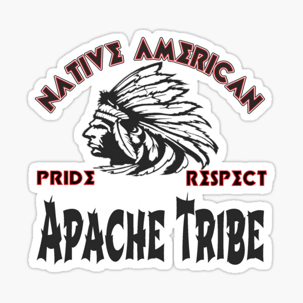 "Native American - Apache Tribe" Sticker for Sale by yourmix-shop ...