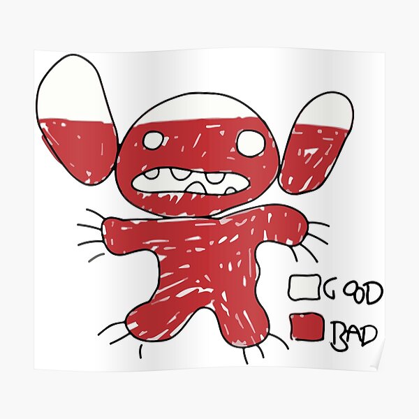 Póster «Stitch nivel de maldad tv pelicula disney lilo 90s nostalgia ...