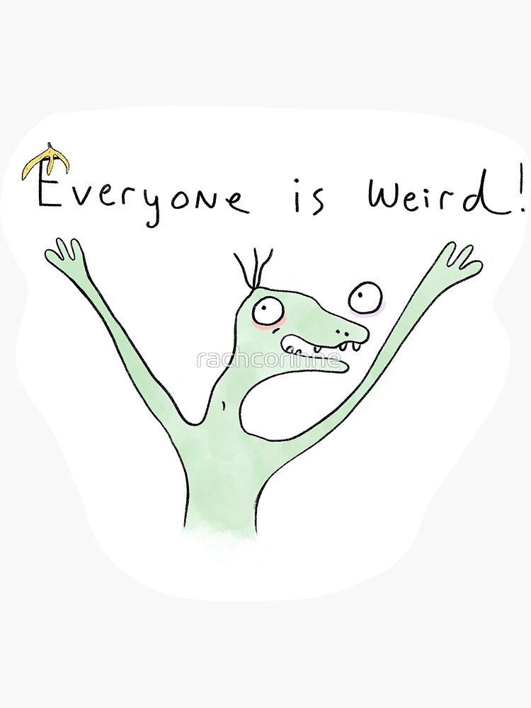 "Everyone is Weird! Rumple Buttercup" Sticker for Sale by rachcorinne ...