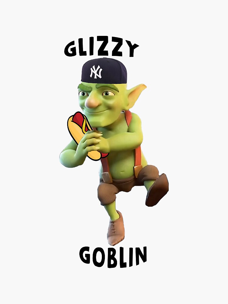 "Glizzy Goblin" Sticker for Sale by MarkTimmons | Redbubble
