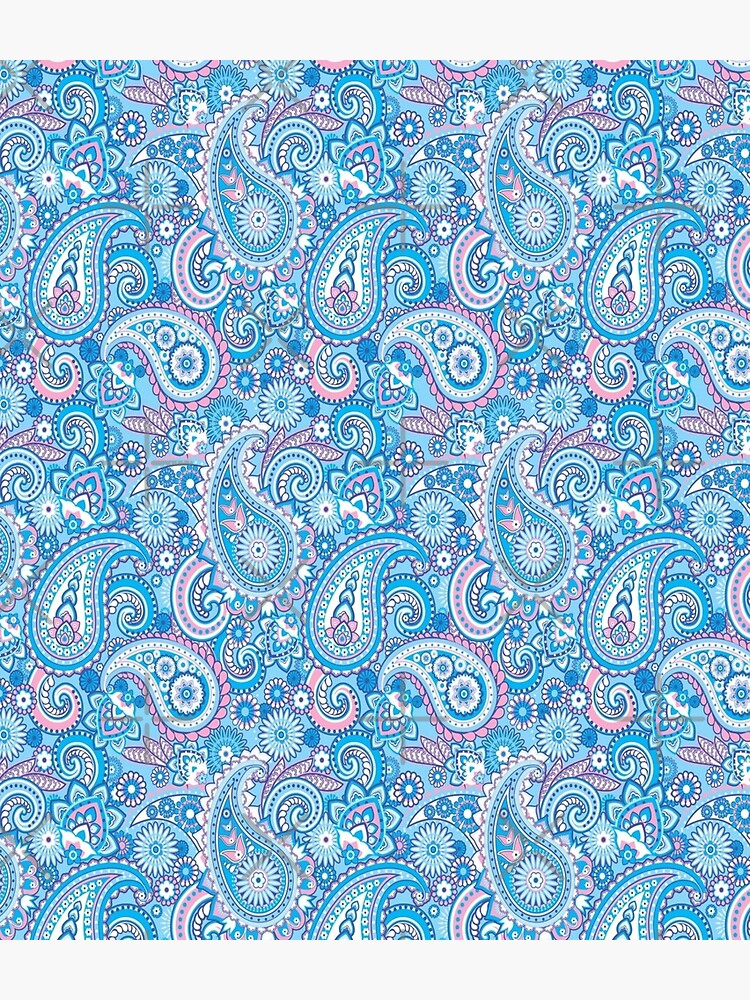 "Blue and Pink Paisley Design" Backpack for Sale by bcv122 | Redbubble