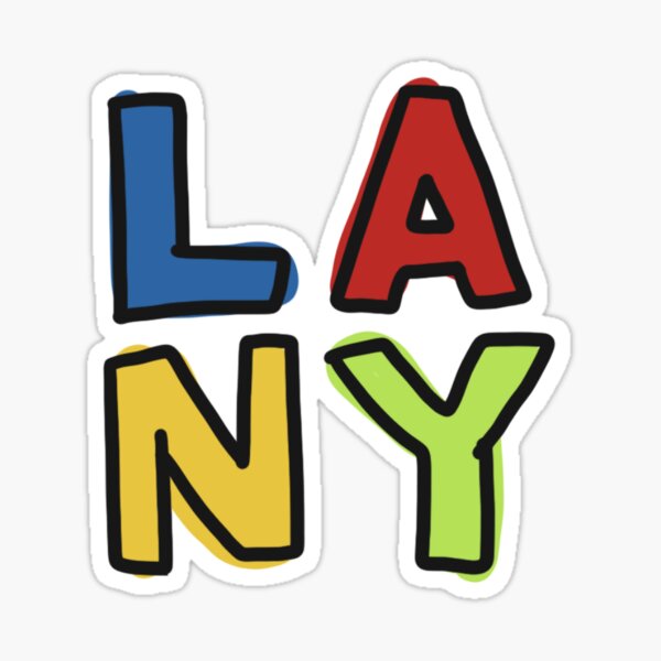 Lany Logo Stickers | Redbubble