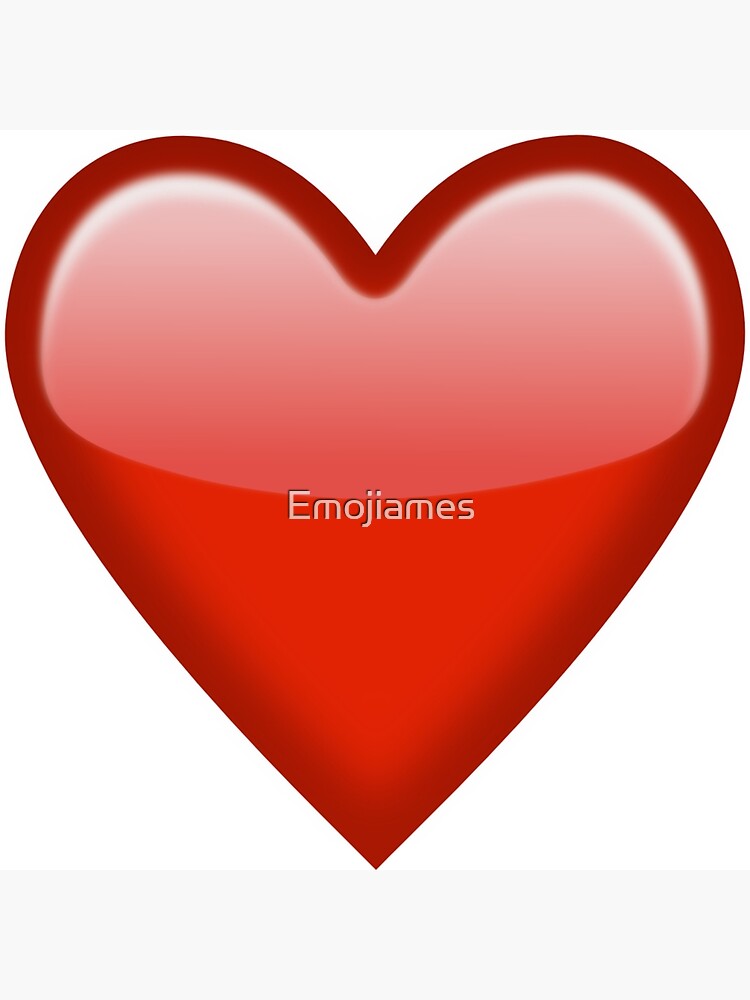 "Herz Emoji" Kunstdruck von Emojiames | Redbubble