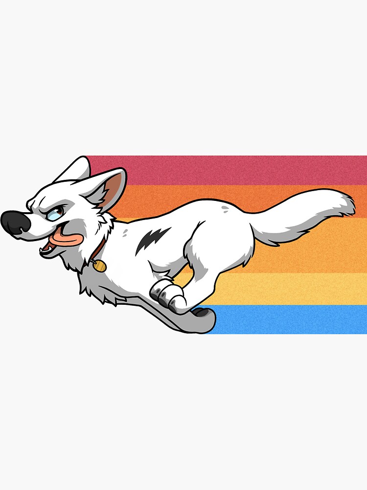 "Retro Bolt" Sticker by tikitabbycat | Redbubble