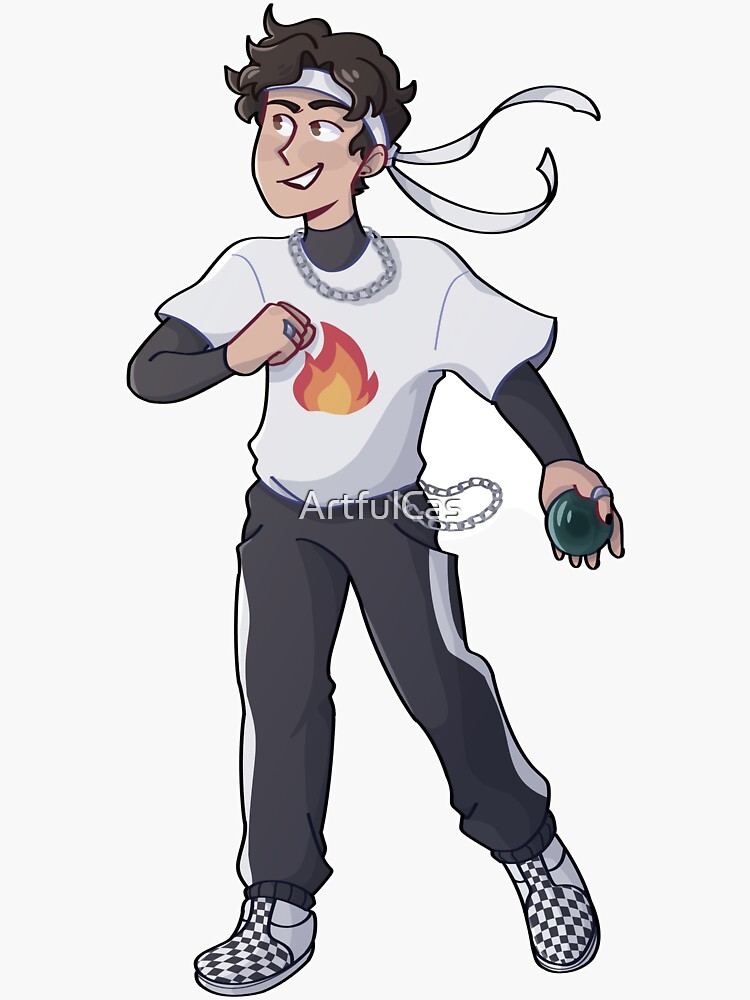 "Sapnap" Sticker for Sale by ArtfulCas | Redbubble