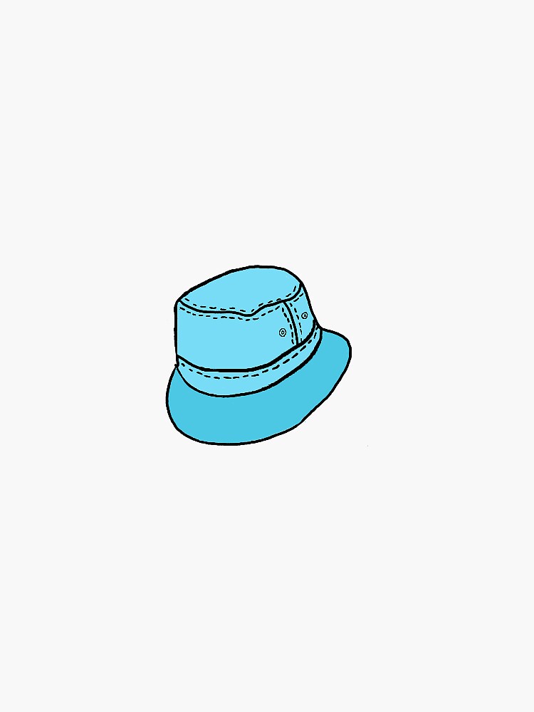 "bucket hat sticker" Sticker for Sale by haydenstickers0 | Redbubble