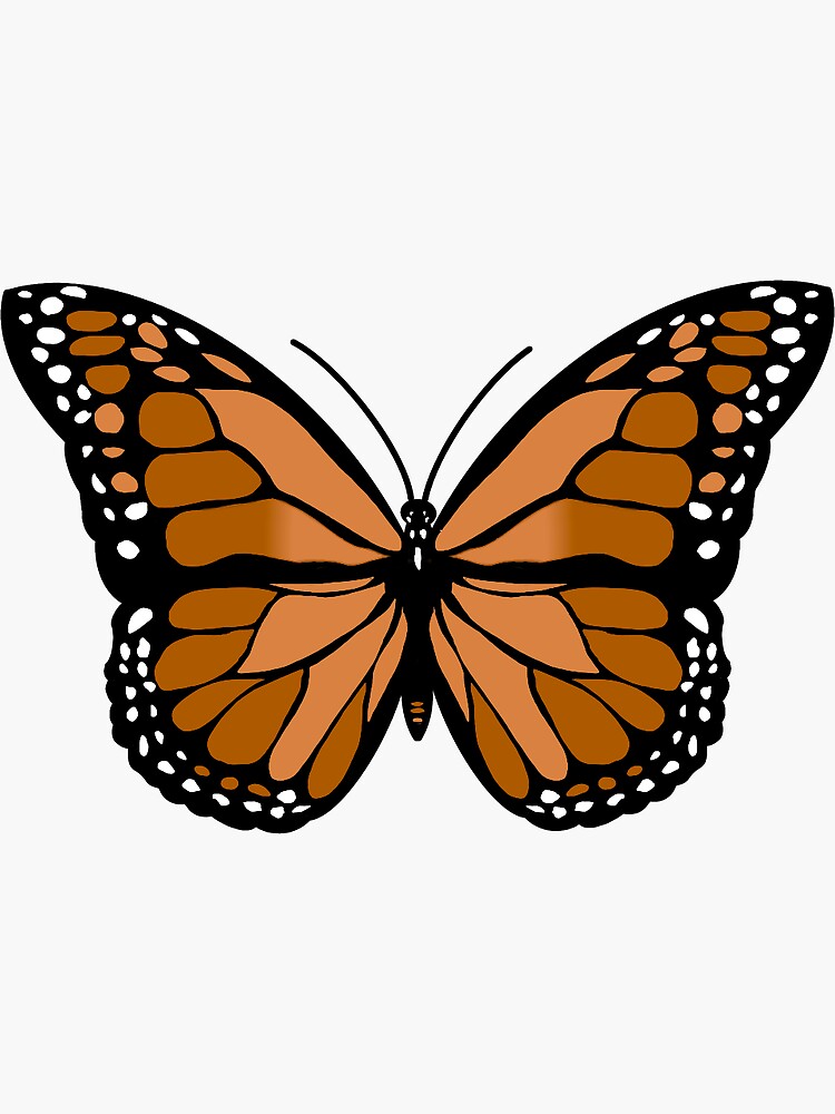"butterfly transparent sticker design" Sticker by deansstickers | Redbubble