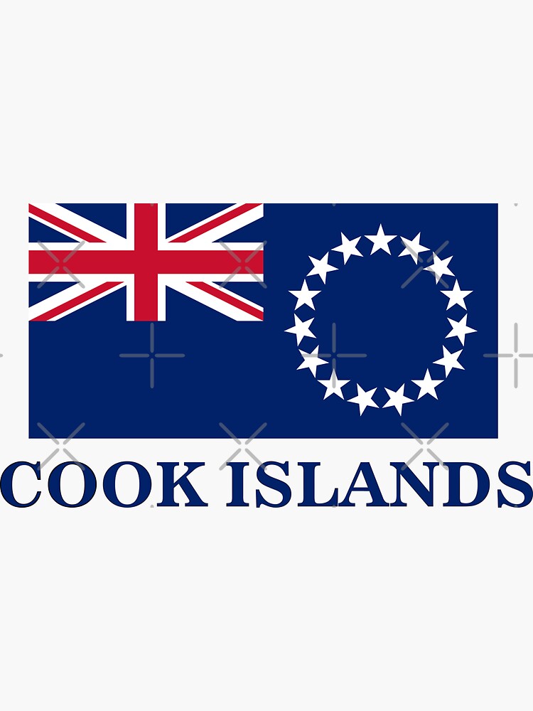 "Cook Islands Flag" Sticker by Kiwidom | Redbubble