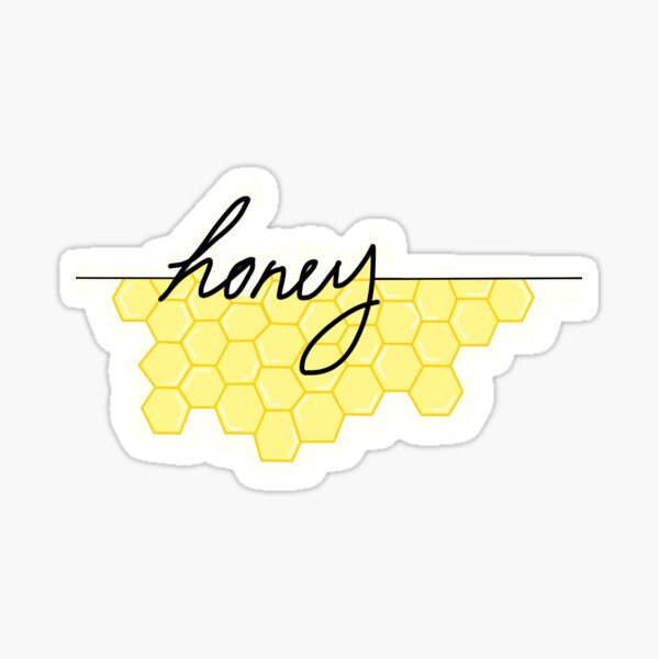 Honey Comb Stickers | Redbubble