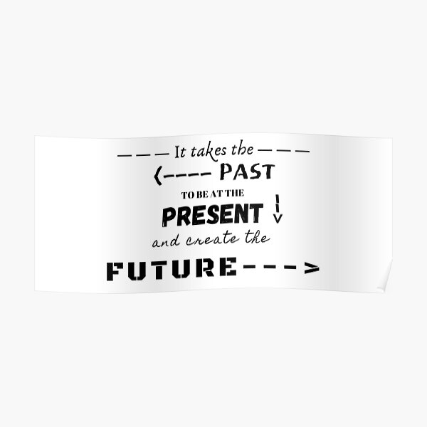 "Past, Present, Future " Poster by SerenaClover | Redbubble
