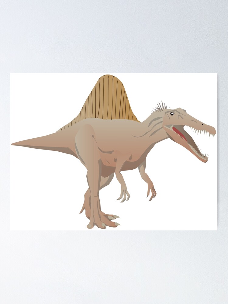 "Spinosaurus Dinosaur" Poster for Sale by NorseTech | Redbubble