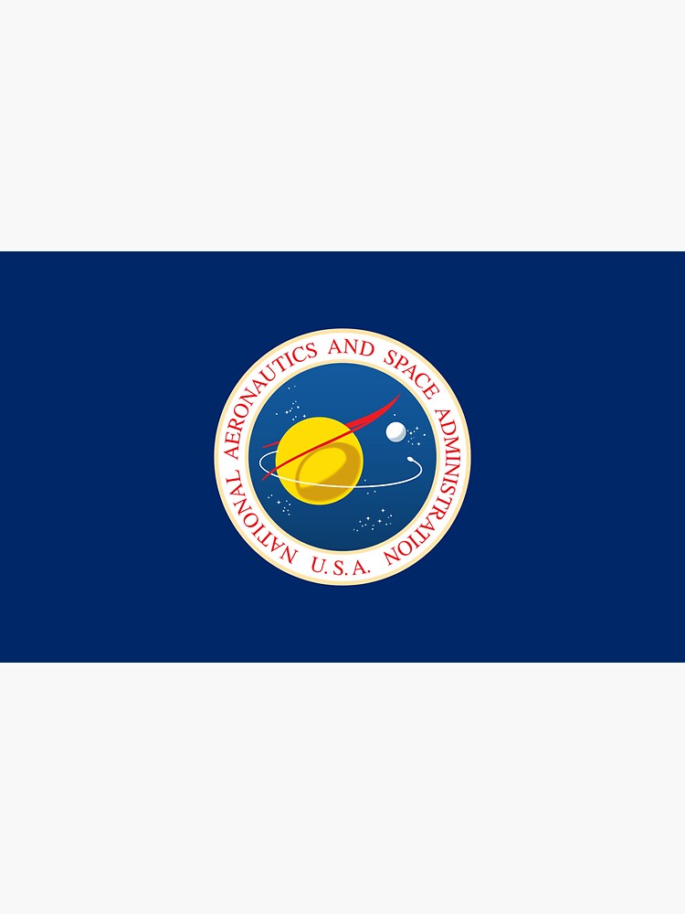 "NASA flag" Sticker for Sale by ArgosDesigns | Redbubble