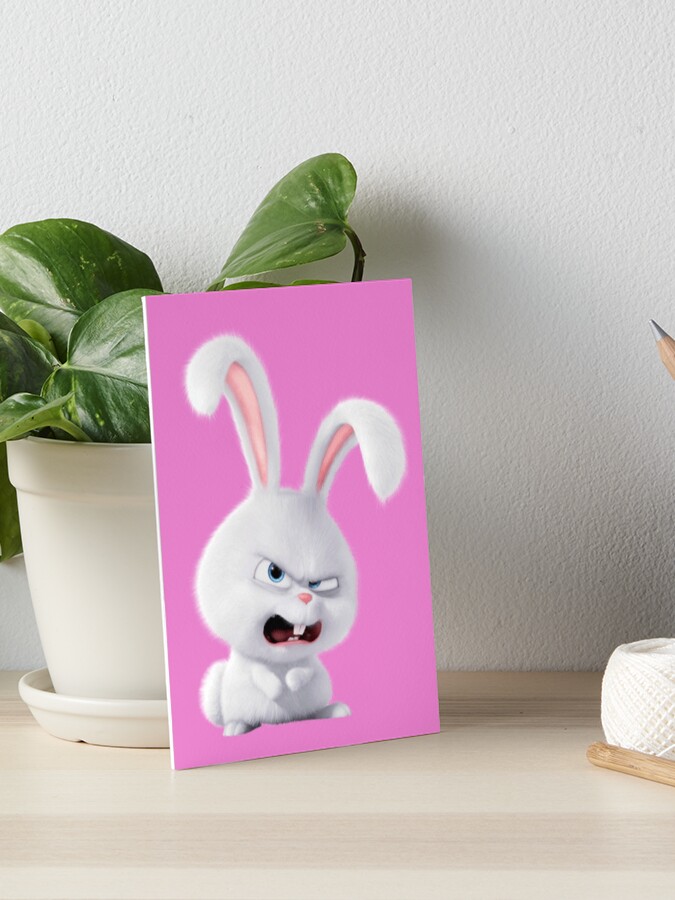 "Angry Snowball" Art Board Print for Sale by cherrysarts | Redbubble