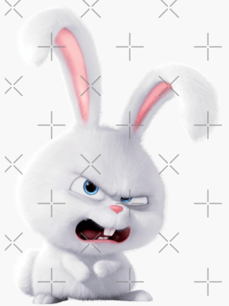 "Angry Snowball" Sticker for Sale by cherrysarts | Redbubble